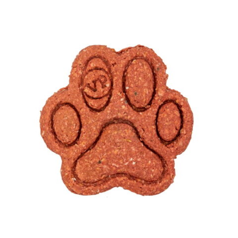 Paw Shaped Watermelon Slushie Flavoured Dog Treat | Veggie Paws